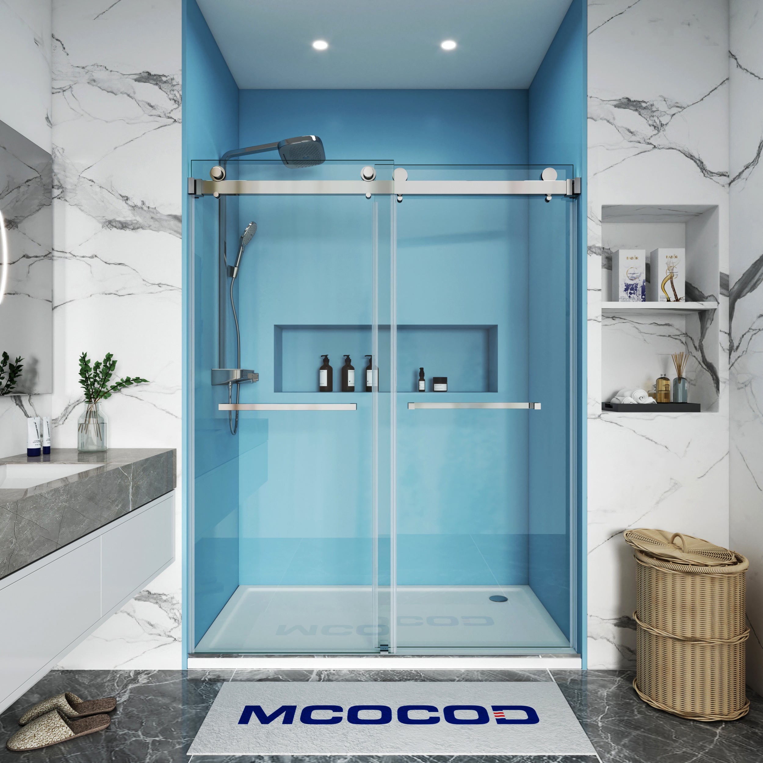2024 Bathroom Glass Shower Door: Cost and Guide at MCOCOD®